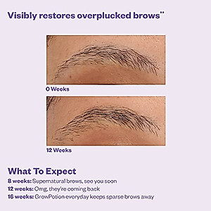 Kosas Grow Potion: Fluffy Brow and Lash Boosting Serum. Eyebrow and Eyelash Enhancing Serum