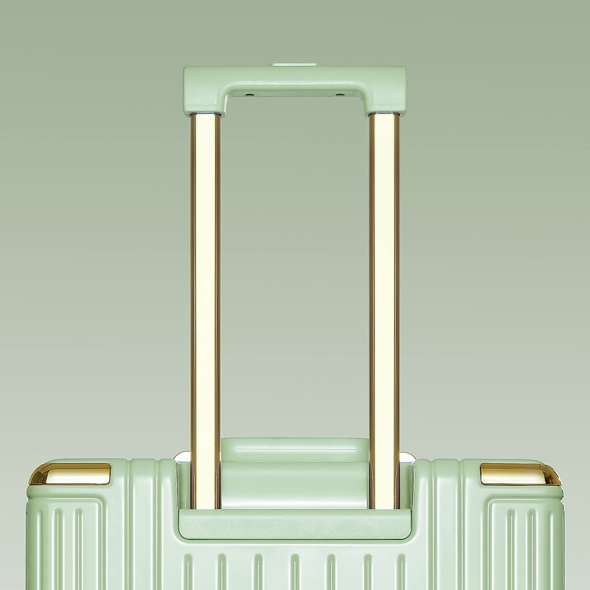 GinzaTravel Aluminum Frame+PC Suitcase Bright Color Suitcase TSA Combination Lock Universal Wheel