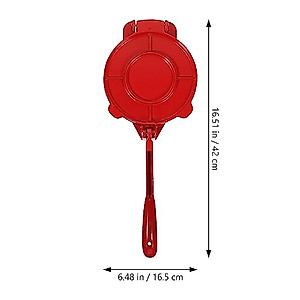 UPKOCH Dough Press Tortilla Machine Steel Tortilla Press Tortilla Maker Steel Making Tools Large Red Aluminum Best Tortilla Press Pizza Dough Press Tortilla Press 10 Inch