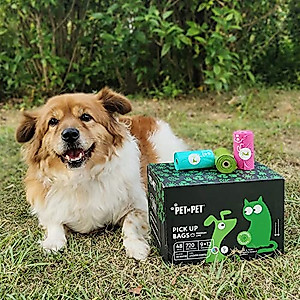 Pet N Pet Scented Lavender Dog Poop Bag Colorful, 720 Counts Dog Bags Poop, Doggie Poop Bags USDA Certified 38% Biobased, Dog Waste Bags, Dog Poop Bags Refills, Poop Bags Dogs, Doggy Poop Bags Rolls