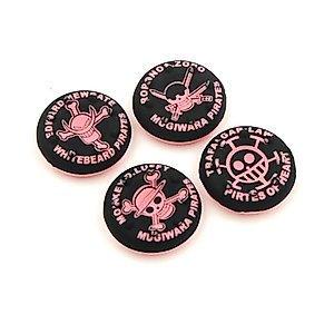 4 in 1 Analog Stick Joystick Rubber Silicone Cap Thumbstick Thumb Grip Cover Case Skin Joystick Grips for PS4 PS3 Xbox One Xbox 360 Controller (2# Pink)