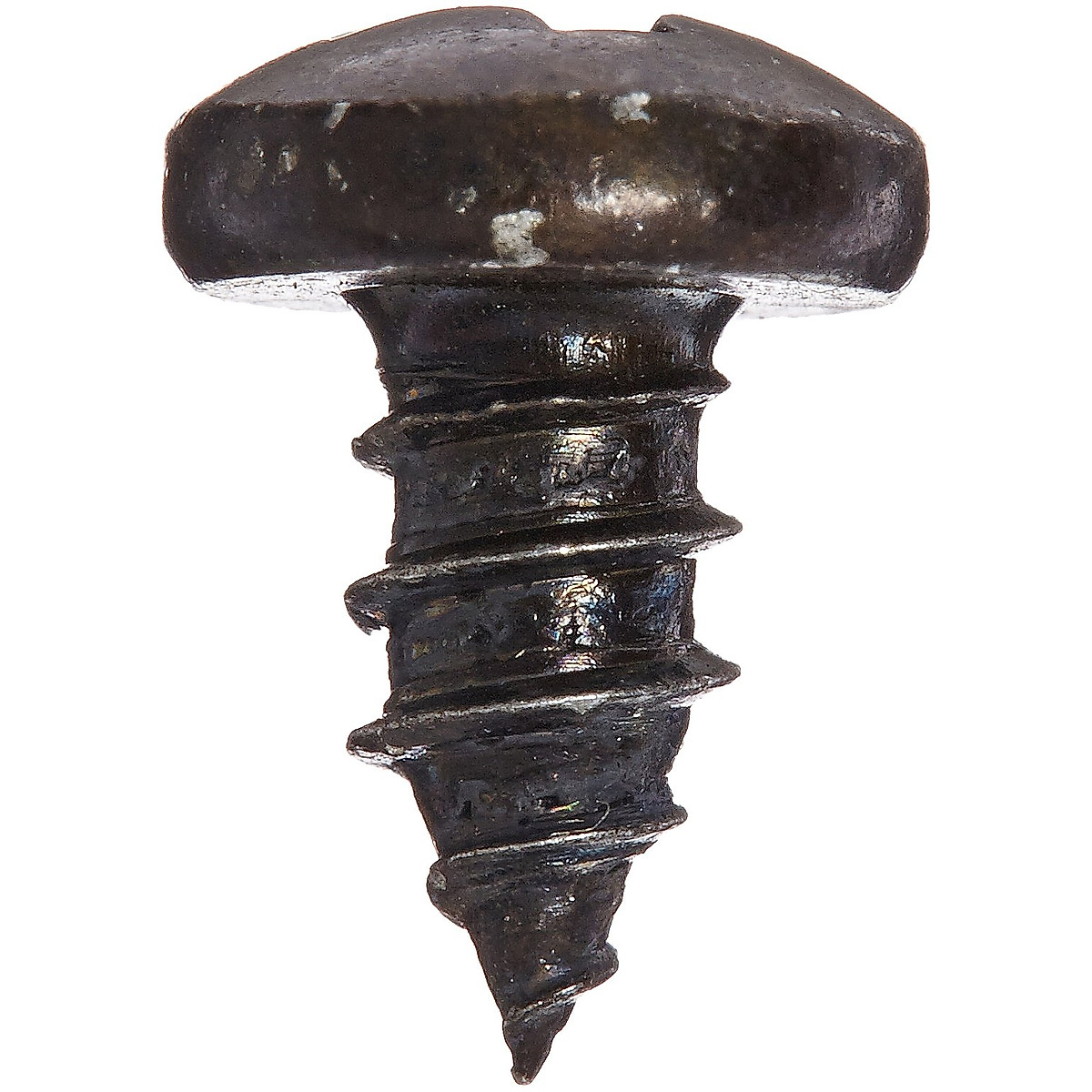 Small Parts 0604ABPPBZ Steel Sheet Metal Screw, Black Zinc Plated Finish, Pan Head, Phillips Drive, Type AB, #6-20 Thread Size, 1/4" Length (Pack of 100)