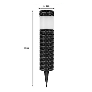 ZHUANYIYI 2 Pieces, Outdoor Solar Landscape Lights, Waterproof Lights for Garden Lawns, Night Lights for Home Garden Pavement Decoration