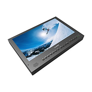 LILLIPUT BM150-4KS 15.6" 6U Carry-on/Rackable V Mount 3840x2160 4x4K HDMI 3G-SDI in&Out Broadcast LED Director Monitor with HDR, 3D-LUT, Color Space & Peaking Functions (with V Mount)