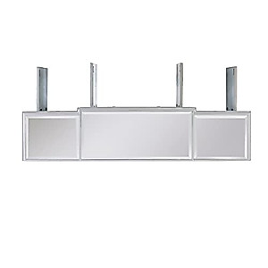 Powell Company Mirrored 4-Door 3-Drawer Console