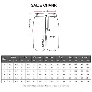 Men’s Hybrid Shorts Chino Golf Athletic Casual Quick Dry Walk Boardshort