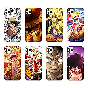 Compatible with LG V60 ThinQ | LG V60 ThinQ 5G Case One Luffy with Piece 876 Anime, Ultra Soft TPU Gel Rubber Phone Case (Clear)