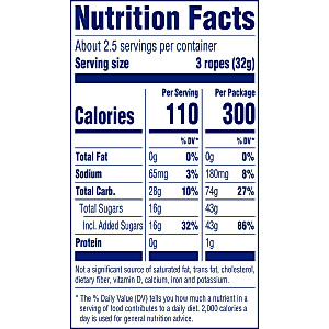 SweeTARTS Ropes, Cherry Punch Candy, 3 Ounce Pouch (Pack of 12)