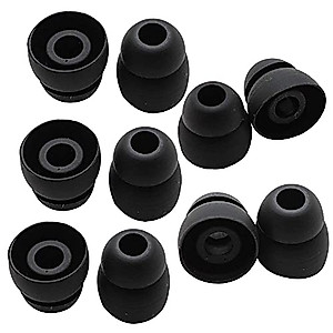 Toeasor Powerbeats 2 Replacement Earbuds Powerbeats3 Ear Buds Double Flange Silicone Ear Tips Compatible with Beat by Dr Dre Powerbeats 2 Powerbeats 3 in-Ear Earphones Earbuds (10pcs)
