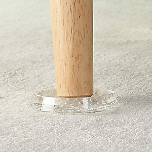 DIY Doctor Furniture Caster Cups - Furniture Coasters for Heavy Furniture - Carpet Protectors for Furniture Legs - Carpet Savers - 53 Spikes on Each Cup - Pack of 8