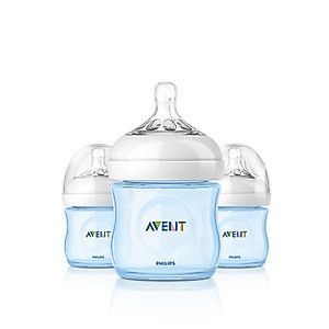 Philips AVENT Natural Bottle Set 3 Pack - 4oz (Boy)