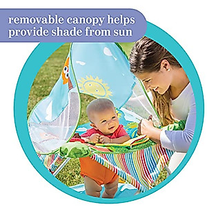 Summer-Pop 'N Jump Portable Baby Activity Center - Lightweight Baby Jumper with Toys and Canopy for Indoor and Outdoor Use