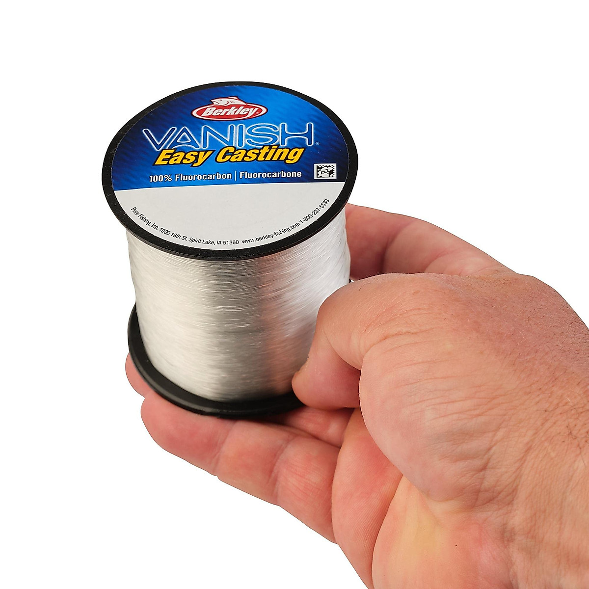 Berkley Vanish®, Clear, 40lb | 18.1kg, 350yd | 320m Fluorocarbon Fishing Line, Suitable for Saltwater and Freshwater Environments