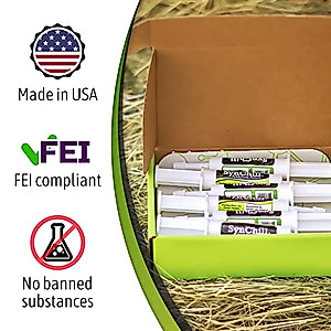 SynChill Oral Horse Calming Gel, 100% Natural & Nutritional Supplement, Lab Proven Results, Designed for Focus & Performance, Approved by Olympic Professionals & Veterinarians, Made in USA