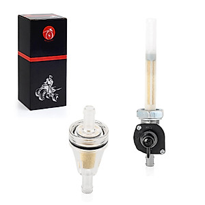 16950-MAH-023 Fuel Gas Valve Petcock Fuel Filter For HONDA 1100 Shadow 1100 Shadow ACE 1100 Aero 1100 Sabre 1100 Spirit 1100 VT1100 C C1 C2 C3 1995-2007