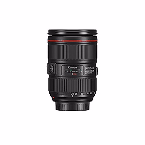 Canon EF 24–105mm f/4L is II USM Lens, Black - 1380C002