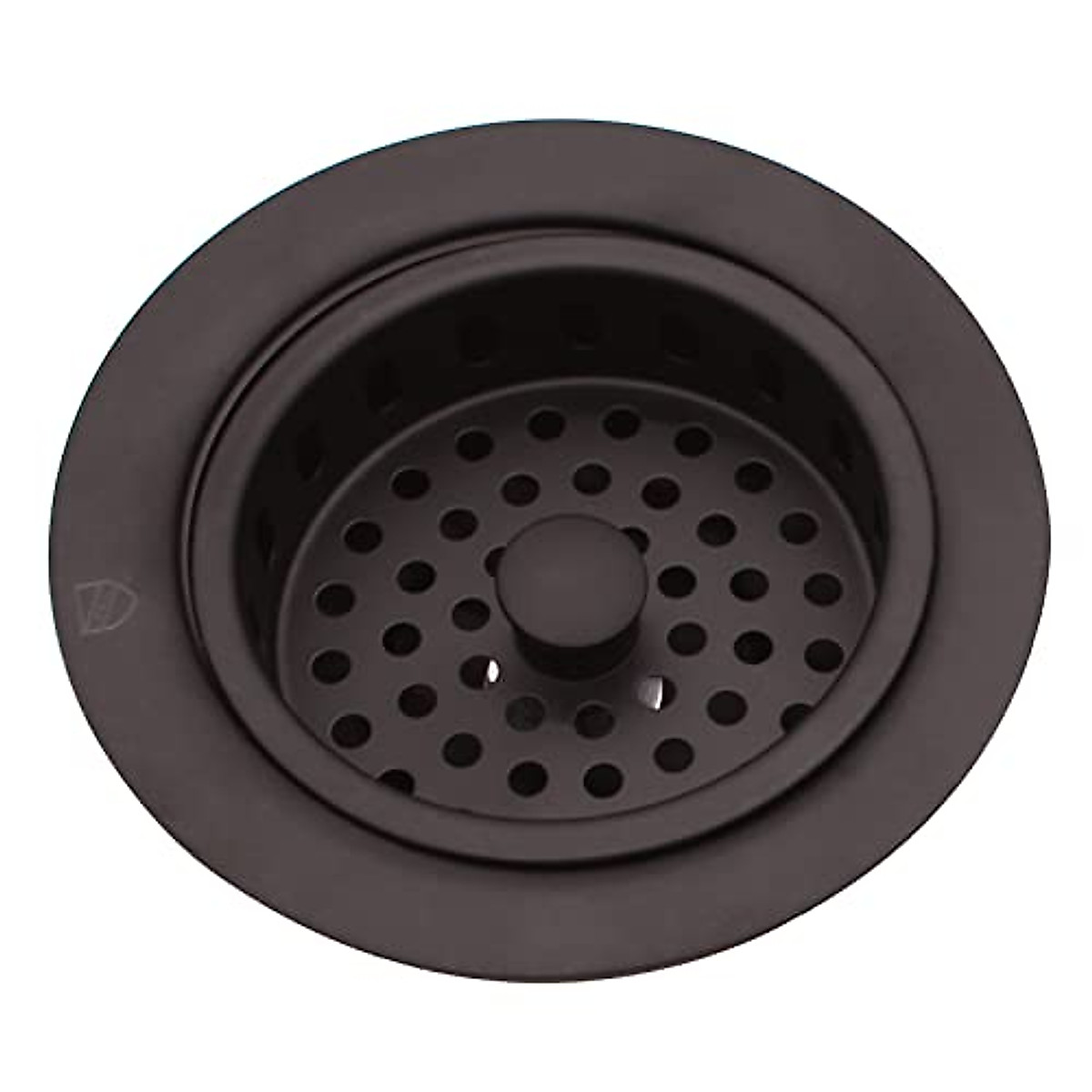 Westbrass CO2196-12 Combo Pack 3-1/2" Post Style Large Basket Strainer and Extra-Deep Collar Kitchen Sink Waste Disposal Flange with Stopper, Oil Rubbed Bronze