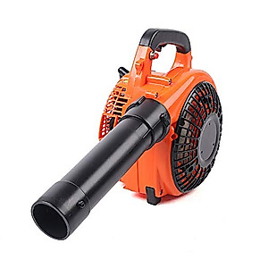 25.4CC 2-Stroke Gas Powered Leaf Blower Handheld Portable Hair Dryer Snow Removal Road Maintenance Greening Cleaning Cycle Grass Cleanup 7500r/min USA
