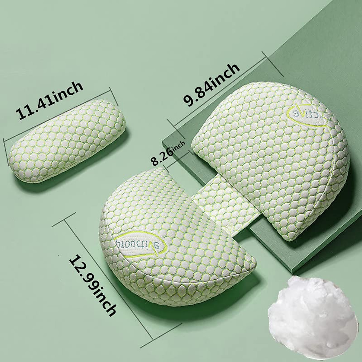 Pregnancy Pillow, Pregnancy Pillow for Pregnant Women, Soft Body Pillow Support for Back,Belly,Hips & Legs, Detachable and Adjustable Pillow Cover