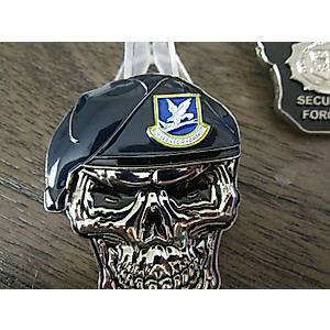 USAF Security Forces MP's SF Defenders of The Force Reapers Skull Challenge Coin