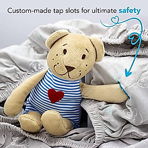 Luvberries 100% Organic Cotton Crib Sheets (Set of 2) for The Baby Bjorn Travel Crib, Baby and Toddler, Fitted Crib Sheets, for Boys & Girls (Day and Night)