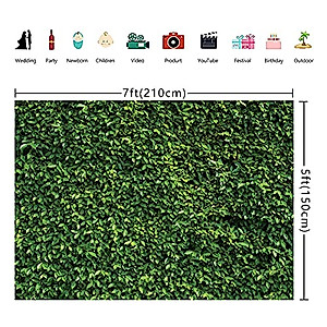 WOLADA 7x5FT Green Backdrop Greenery Wall Backdrop Green Leaves Backdrop Green Grass Backdrop Green Ivy Backdrop Bridal Baby Shower Birthday Wedding Party Backdrops Photo Studio Props 10923