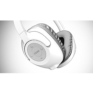 Koss BT539iW Wireless Bluetooth Over-Ear Headphones, in-Line Microphone, On-Board Microphone and Touch Controls, Detachable Cord Included, White