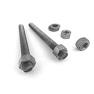 Moxon Vise Hardware Kit with 2 each 8 Inch x 3/4-10 Threaded Rods, 2 each 4-1/2 Inch Cast Knobs and 4 each 3/4 inch Nuts and Washers