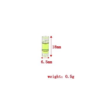 ZSHJGJR Archery Bow Sight Bubble Level Transparent Column Bubble Level Mounting String Level for Archery Replacement Accessories 12/24 pcs (12)
