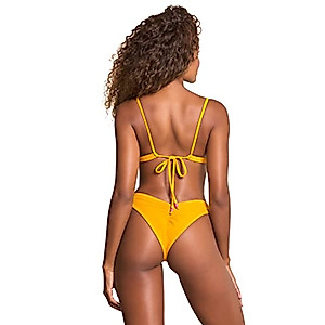 Maaji Women's Standard Sporty Bralette, Dark Yellow