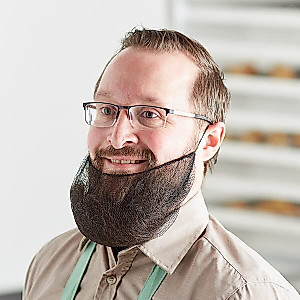 QIAN SOU Dispoable Beard Cover Protector Elastic Beard Net Case of 1000