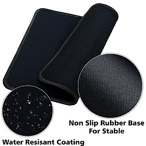SaiTech IT 10 Pack 2mm Mouse Pad with Stitched Edges Non-Slip Rubber Base, Premium-Textured and Waterproof Mousepads Bulk, Mouse Pad for Computers, Laptop, Office & Home, 8.66 x 7.1 inch
