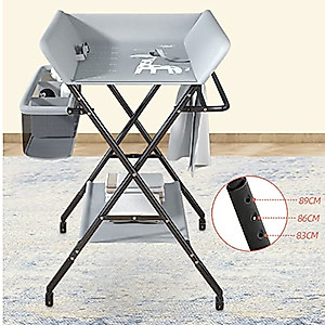 FUNTRESS Portable Changing Table for Baby/Infant Foldable Diaper Changing Station Sturdy and Convenient