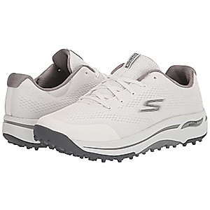Skechers Women's Arch Fit Golf Shoe Sneaker, White, 10 Wide