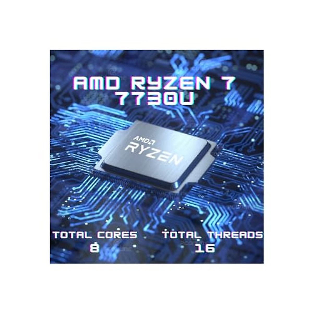 HP Latest Pavilion 15z Laptop, 15.6" FHD Touchscreen, AMD Ryzen 7 7730U (Beats i7-1355U), 32GB RAM, 1TB SSD, Webcam, HDMI, Backlit Keyboard, Fingerprint Reader, Wi-Fi 6, Windows 11 Home, Blue