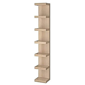 Lack IKEA Wall Shelf Unit,White Stained Oak Effect: Looks Like Wood [12" x 75"]