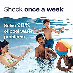 HTH Pool Care Green to Blue, Advanced Shock System, 2-Step Swimming Pool Care Solution, 1 Kit