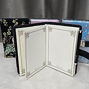 HMEI Password Lock Journal Diary Digital Locking Notepad Book Combination A5 Notepad Writing Book 130 Sheets 260 Pages For Women fashion notebook (Color : Blue)
