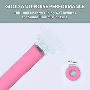 FriCARE Lightweight Single Head Stethoscope (Carnation Pink Tube)
