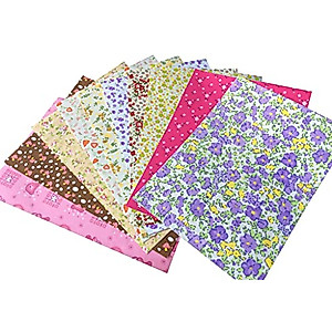 longshine-us 10PCS A4 Premium Sticky Back Printing Self-Adhesive Non-Woven Felt Quilting Fabric Sewing Scrapbooking Sticker for DIY Craft (A4)