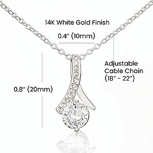 Wife Necklace Gifts from Husband, Wedding Anniversary Romantic Gifts for Wife SO-4291487 0