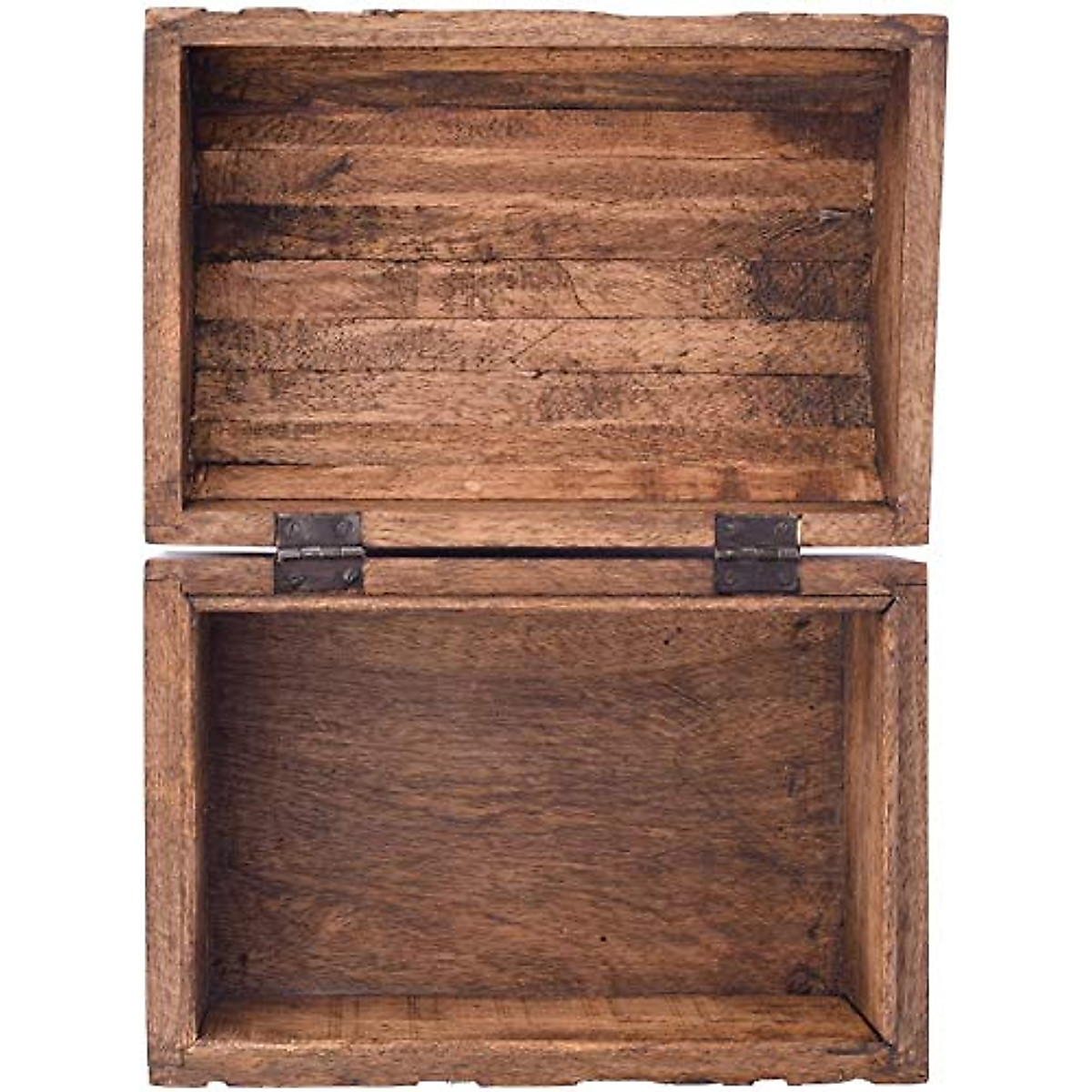 dg DESI GEN Handmade Wooden Tree of Life Chest Box Decorative Jewelry Trinket Holder Keepsake Storage Box Organizer Multi-Utility 9 x 6 inches (Design 2)