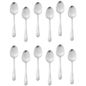 Winco 18/0 Stainless Steel Dinner Spoons, Set of 12, Windsor pattern,Silver