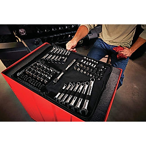 CRAFTSMAN Mechanics Tool Set, SAE/Metric Socket Set, with Soft Storage Case, 66-Piece (CMMT12020)