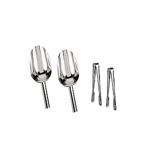 Sweet Candy Buffet Ice Tongs & Scoops (Silver-2 set)