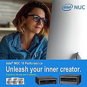 GEEK+ NUC 13 Pro NUC13ANHi7 Arena Canyon Mini PC, Core i7-1360P, 8GB RAM, 256GB SSD, Mini Computer Win 11 Pro für Business Home Office, Unterstützung 8K/4K Quad Display/WiFi 6E/BT 5.3/Thunderbolt 4