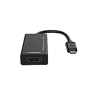 MHL Micro USB to HDMI Cable Adapter, MHL 5pin Phone to HDMI 1080P 4K Video Graphic for Samsung Galaxy/LG/Huawei ect. Android Smart Phones That with MHL Function