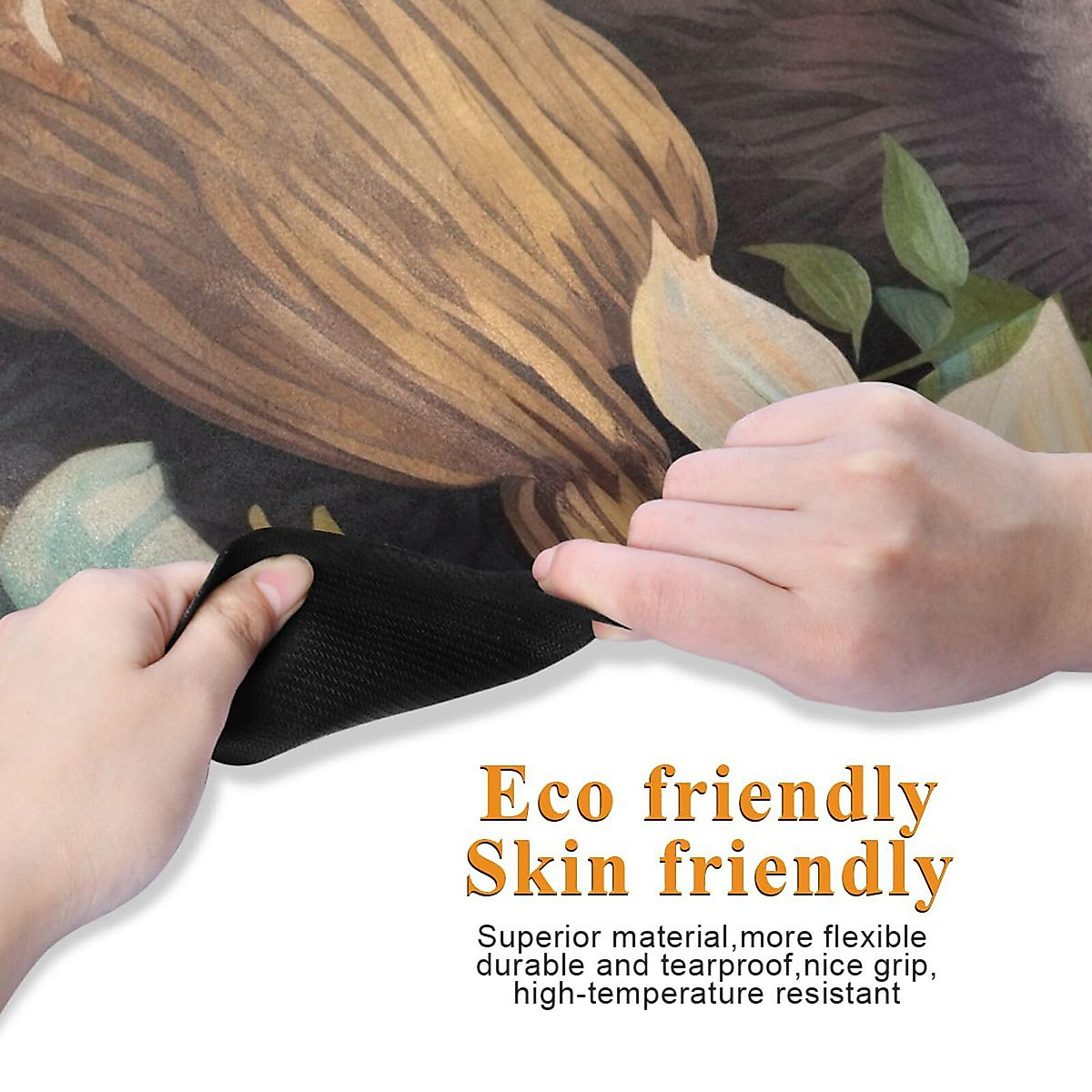 GOODOLD Funny Sloth Yoga Mat, 71 x 26 Inch Non-slip Yoga Mats Folding Travel Exercise Mat Indoor Outdoor Gym Pilates with Storage Bag for Women Men