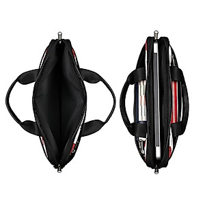 Ladybugs Pattern Laptop Computer Bag Waterproof Shoulder Messenger Bag 13-15 inch Durable Laptop Tote Bag with Shoulder Strap Handle Lightweight Crossbody Briefcase