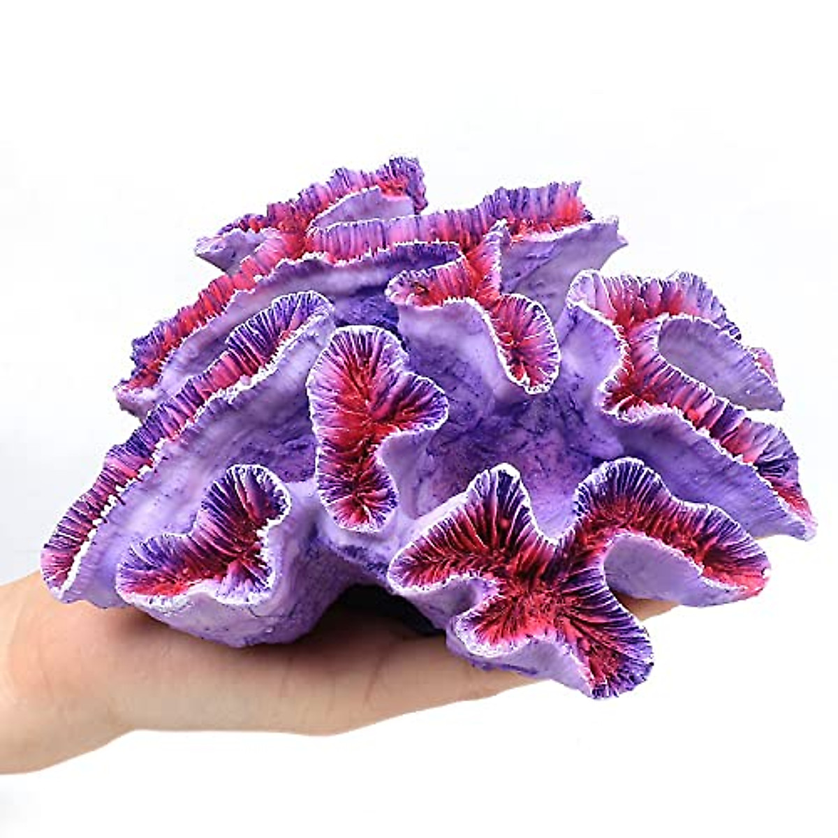 Besimple Aquarium Coral Ornaments Decor Fish Tank Plants Decoration for Aquarium Landscape,Purple
